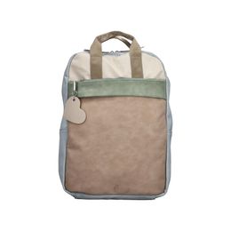 Rieker Rucksack 'H1303' Damen Gr&ouml;&szlig;e One Size beige / dunkelbeige / gr&uuml;n