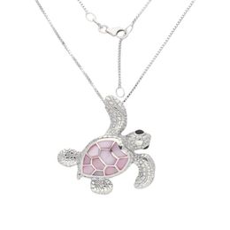 Firetti Kette mit Anh&auml;nger 'Schildkr&ouml;te' Damen Gr&ouml;&szlig;e One Size rosa / silber