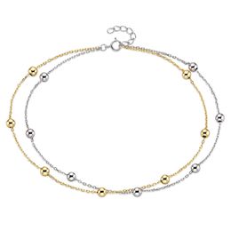 Aniston Fu&szlig;kette Damen Gr&ouml;&szlig;e One Size gold / silber