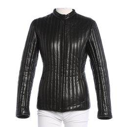 Jil Sander Lederjacke / Ledermantel Damen Gr&ouml;&szlig;e S schwarz