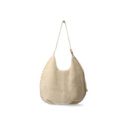 Manfield Schultertasche Damen Gr&ouml;&szlig;e One Size beige