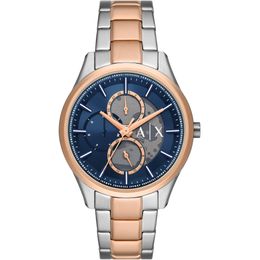 Armani Exchange Uhr Herren Gr&ouml;&szlig;e One Size navy / rosegold / silber