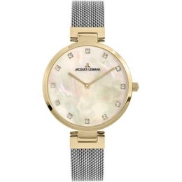 Jacques Lemans Uhr Damen Gr&ouml;&szlig;e One Size gold / silber