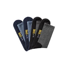 Bench Sportsocken Herren Gr&ouml;&szlig;e 39/42 dunkelblau / dunkelgrau / schwarz