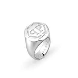 Philipp Plein Jewellery Ring ' PLEIN EDGE ' Herren Gr&ouml;&szlig;e 62 silber
