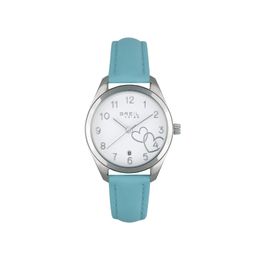Breil Uhr 'Time Of Love' Damen Gr&ouml;&szlig;e One Size t&uuml;rkis / silber / wei&szlig;