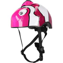 Crazy Safety Fahrradhelm 'Clown Fish' Jungen Gr&ouml;&szlig;e 50/54 pink / schwarz / wei&szlig;