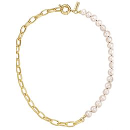 Yokoamii Kette Damen Gr&ouml;&szlig;e One Size gold / perlwei&szlig;