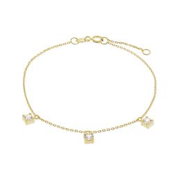 FAVS. FAVS Armband Damen Gr&ouml;&szlig;e One Size gold / transparent