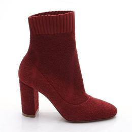 Gianvito Rossi Stiefeletten Damen Gr&ouml;&szlig;e 37.5 bordeaux
