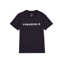 Converse Shirt 'Glossy Wordmark' Damen Gr&ouml;&szlig;e M schwarz