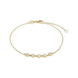 FAVS. FAVS Armband Damen Gr&ouml;&szlig;e One Size gold / transparent