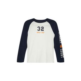 s.Oliver Shirt Jungen Gr&ouml;&szlig;e 164/170 navy / orange / wei&szlig;