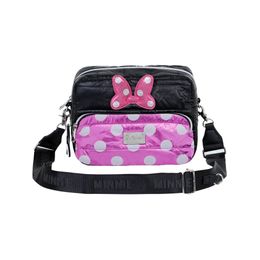 Disney Umh&auml;ngetasche 'Minnie Mouse' M&auml;dchen Gr&ouml;&szlig;e One Size pink / himbeer / schwarz / silber