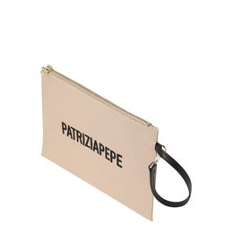 Patrizia Pepe Etui Damen Gr&ouml;&szlig;e One Size ecru / schwarz