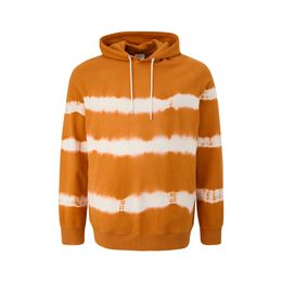 s.Oliver Men Big Sizes Sweatshirt Herren Gr&ouml;&szlig;e XXL dunkelorange / wei&szlig;