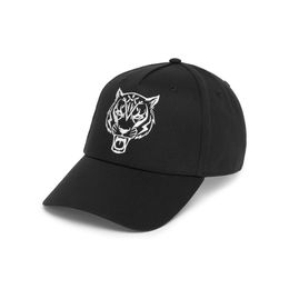 Plein Sport Cap 'Tiger' Damen Gr&ouml;&szlig;e 55/60 schwarz / wei&szlig;