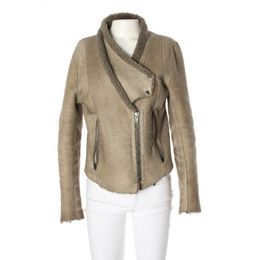 Helmut Lang Lederjacke / Ledermantel Damen Gr&ouml;&szlig;e S gr&uuml;n