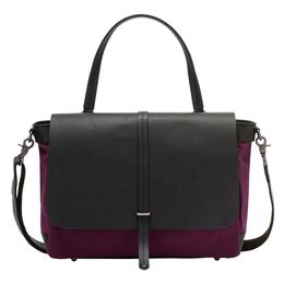 DuDu Schultertasche Damen Gr&ouml;&szlig;e One Size pflaume / schwarz