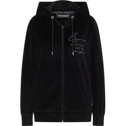 Bruno Banani Sweatjacke 'Garner' Damen Gr&ouml;&szlig;e L schwarz