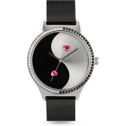 JETTE Uhr Damen Gr&ouml;&szlig;e One Size pink / schwarz / silber