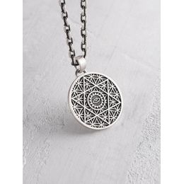 Reytel Anh&auml;nger 'FLOWER OF LIFE' Herren Gr&ouml;&szlig;e One Size silber