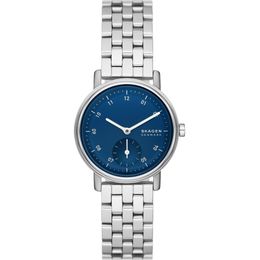 Skagen Analoguhr Damen Gr&ouml;&szlig;e One Size navy / silber