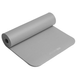 YOGISTAR.COM Fitnessmatte Gym 10mm Damen Gr&ouml;&szlig;e 7 grau