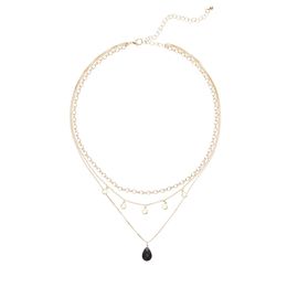 Lascana Kette Damen Gr&ouml;&szlig;e One Size gold / schwarz