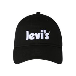 Levi's Kids Cap Jungen Gr&ouml;&szlig;e 48/54 schwarz / wei&szlig;