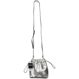 Fossil Handtasche klein Leder Damen Gr&ouml;&szlig;e One Size silber