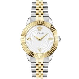 Versace Analoguhr Damen Gr&ouml;&szlig;e 42 gold / silber