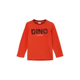 s.Oliver Shirt Jungen Gr&ouml;&szlig;e 92 orangerot / schwarz / wei&szlig;
