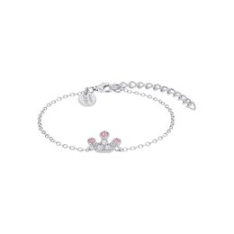Prinzessin Lillifee Armband 'Krone' M&auml;dchen Gr&ouml;&szlig;e One Size rosa / silber