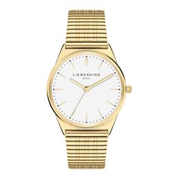 Liebeskind Berlin Uhr Damen Gr&ouml;&szlig;e One Size gold / wei&szlig;