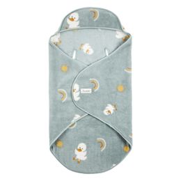 Sterntaler Babydecke 'Edda' Gr&ouml;&szlig;e One Size rauchblau / pueblo / safran / wei&szlig;