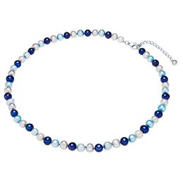 Valero Pearls Kette Damen Gr&ouml;&szlig;e One Size navy / hellblau / silber / perlwei&szlig;