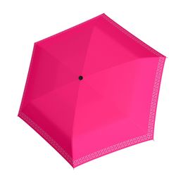 Doppler Regenschirm 'Havanna' Herren Gr&ouml;&szlig;e One Size pink / wei&szlig;