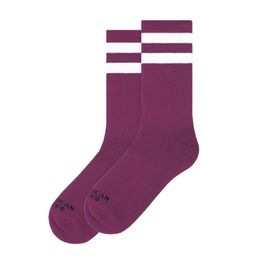 American Socks Socken 'Plum' Herren Gr&ouml;&szlig;e 19/55 lila