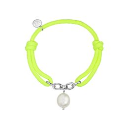 Glanzst&uuml;cke M&uuml;nchen Glanzst&uuml;cke M&uuml;nchen Armband Damen Gr&ouml;&szlig;e One Size limette / silber / perlwei&szlig;