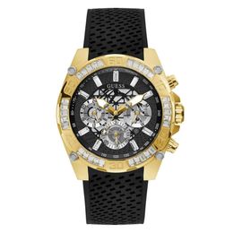 Guess Uhr 'Trophy' Herren Gr&ouml;&szlig;e One Size gold / hellgrau / schwarz