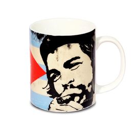 logoshirt Tasse 'Che Guevara - Cuban Flag' Herren Gr&ouml;&szlig;e One Size schwarz