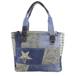 Sunsa Shopper 'Sunsa' Damen Gr&ouml;&szlig;e One Size blue denim / mischfarben