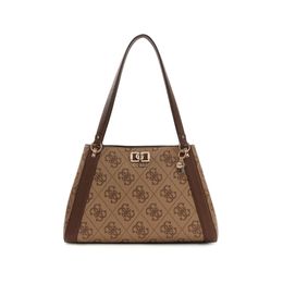 Guess Schultertasche 'Isemay' Damen Gr&ouml;&szlig;e One Size braun / cognac