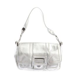 Roger Vivier Schultertasche / Umh&auml;ngetasche Damen Gr&ouml;&szlig;e One Size silber