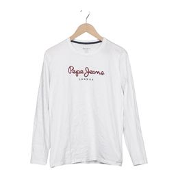 Pepe Jeans Langarmshirt Herren Gr&ouml;&szlig;e M wei&szlig;
