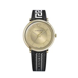 Versace Uhr Herren Gr&ouml;&szlig;e One Size gold / schwarz / wei&szlig;