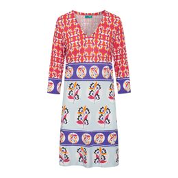 Tooche Kleid 'Firenze' Damen Gr&ouml;&szlig;e 36 pastellblau / lila / pink / rot