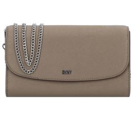 DKNY Geldb&ouml;rse 'Sidney' Damen Gr&ouml;&szlig;e One Size mokka / silbergrau
