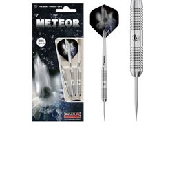 Bull's Bull's Steeldarts ' Meteor MT1 Dartpfeile 80% Tungsten Darts-Set Anf&auml;nger 20 Gramm ' Herren Gr&ouml;&szlig;e 20 schwarz / silber